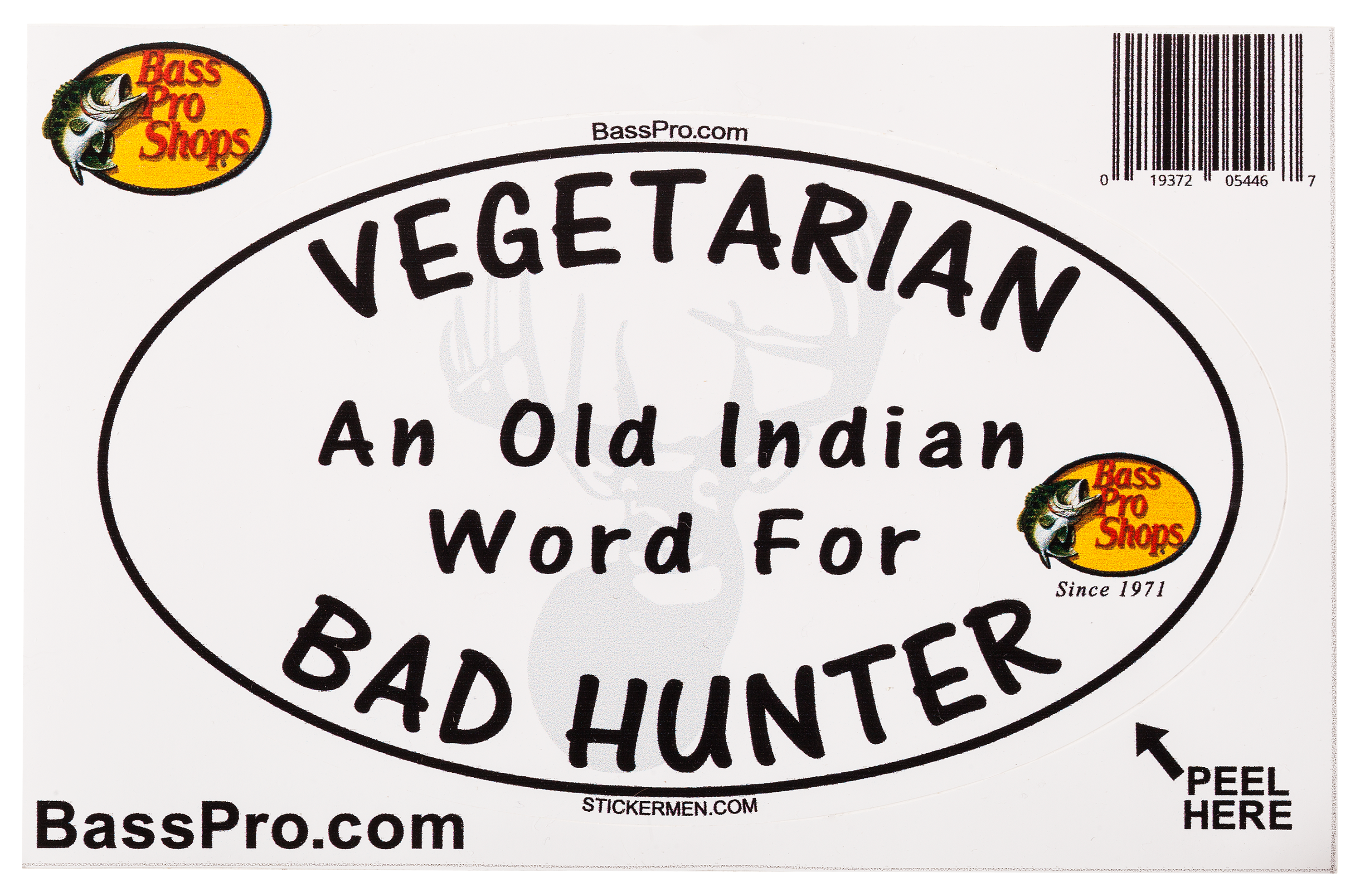 Bass Pro Shops Bad Hunter Oval Decal | Bass Pro Shops